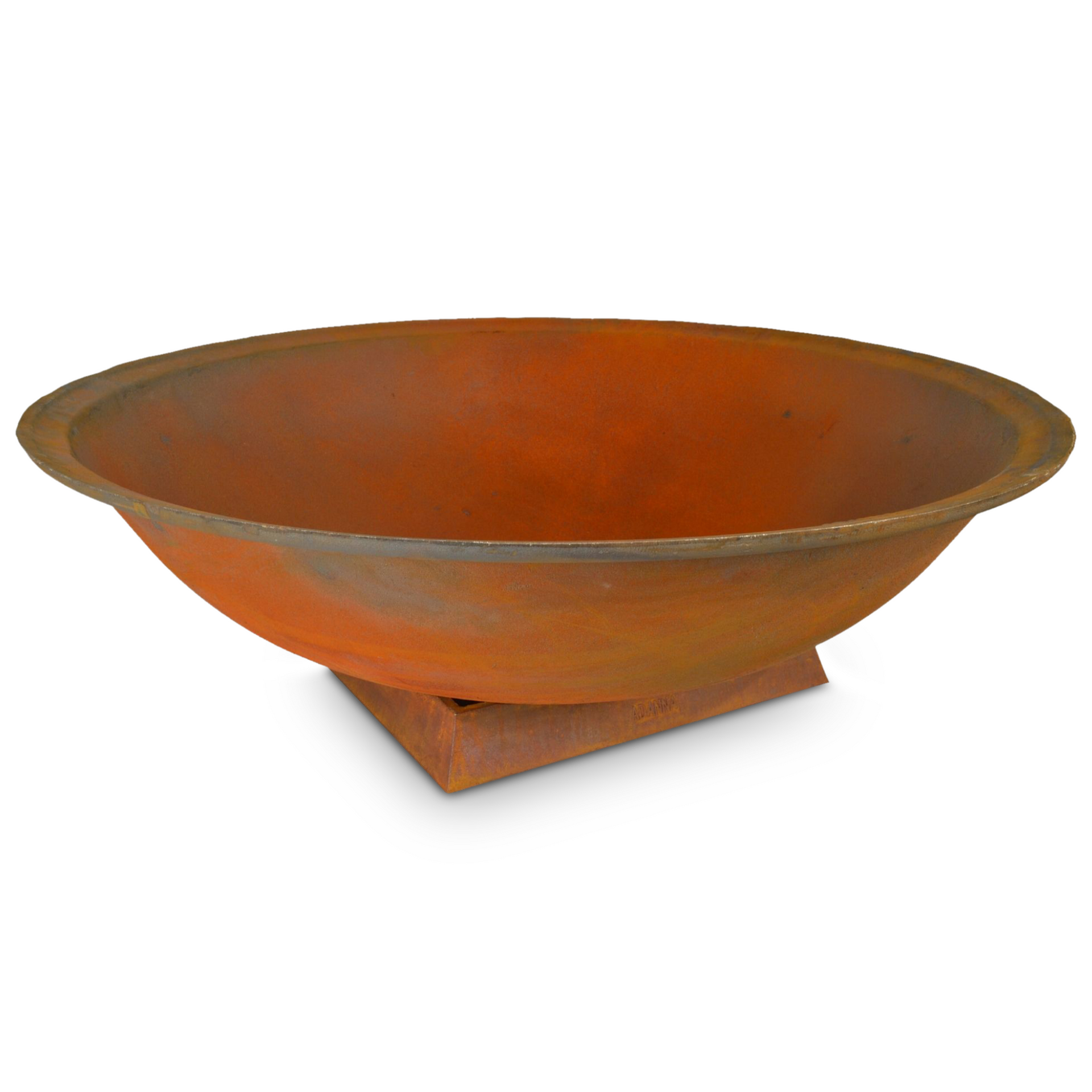 Amara 100cm Premium Cast Iron Fire Pit | Rusty Outdoor Firepit – Adanna ...